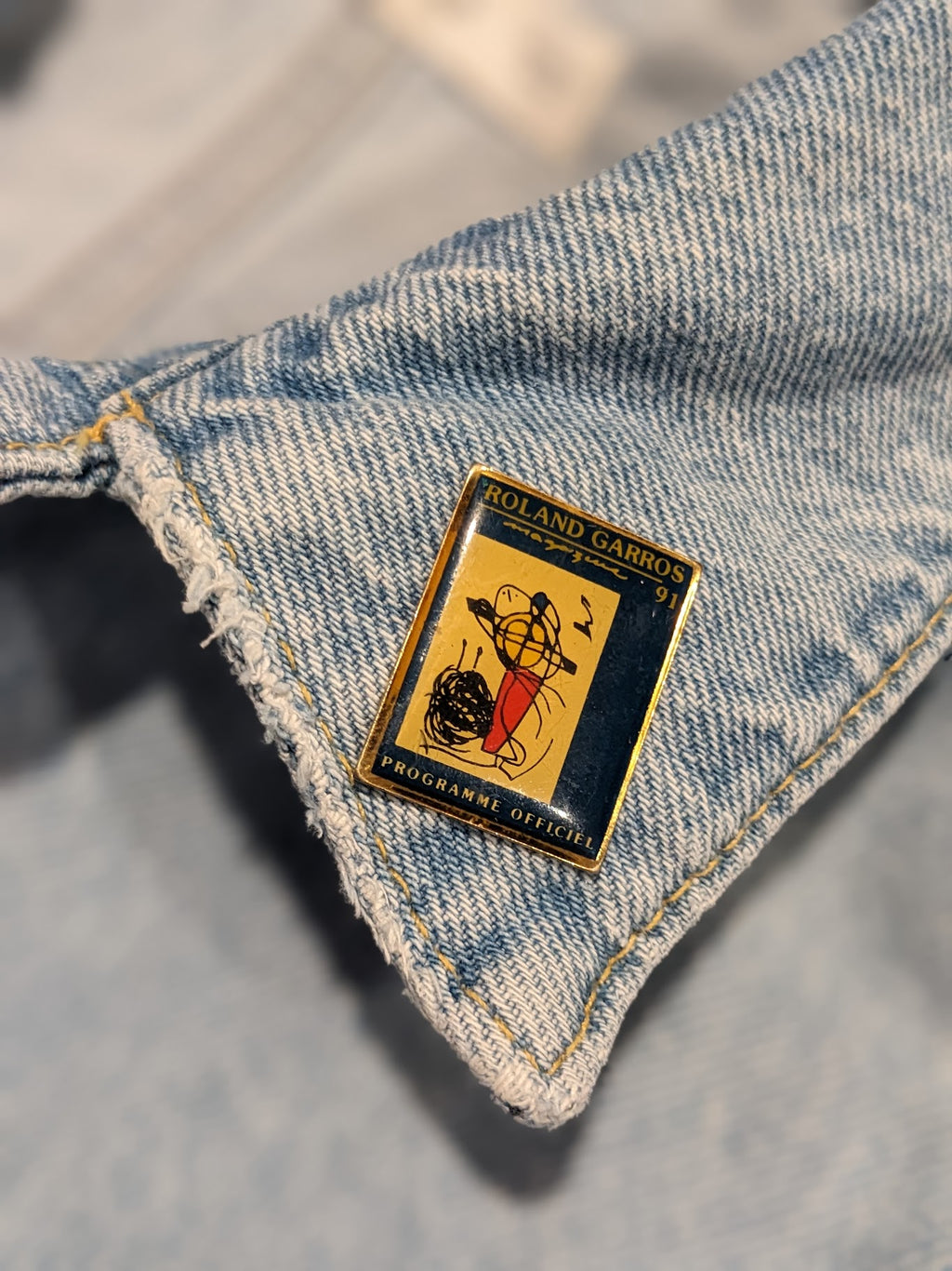 Pins - Badge Roland Garros 1991 – doude design